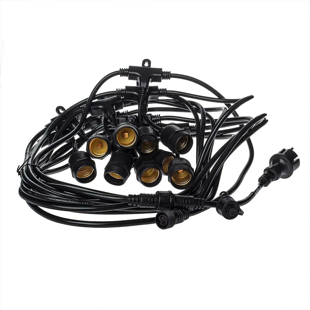 LED světelný řetěz Basic1, 15m, (bez žárovek), b