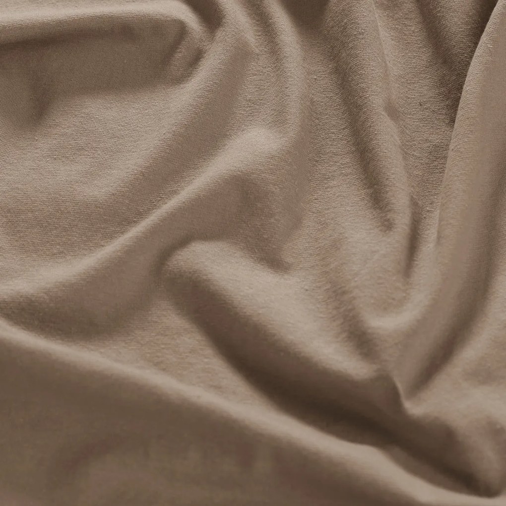 4Home jersey prostěradlo Luxury ořechová, 180 x 200 cm