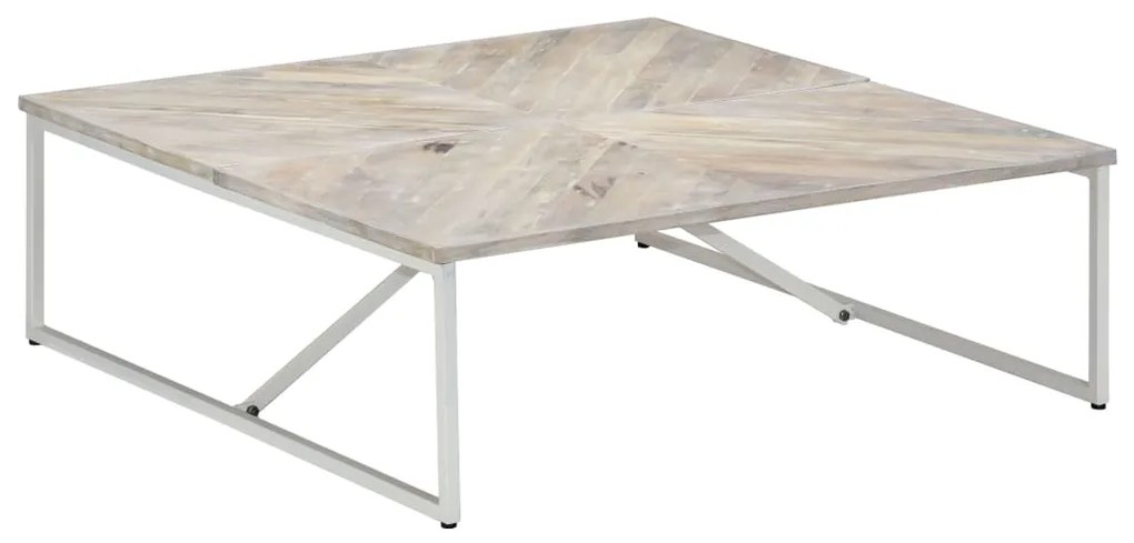 Konferenční stolek 110 x 110 x 36 cm masivní mangovníkové dřevo - Default Title