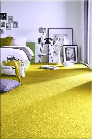 MAXMAX Kusový koberec ETON - žlutý
