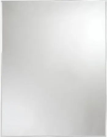 Zrcadlo na chodbu zeď do koupelny předsíně nalepovací s ozdobnou hranou GLOSSY 70 x 90 cm se strmou fazetou 712-987