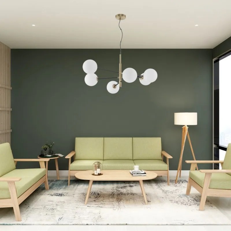 Nova Luce Závěsné svítidlo VITRA ø 103 cm, v. 136 cm