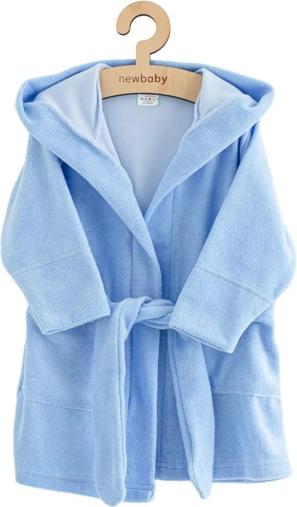 Dětský froté župan New Baby blue velikost 80/86