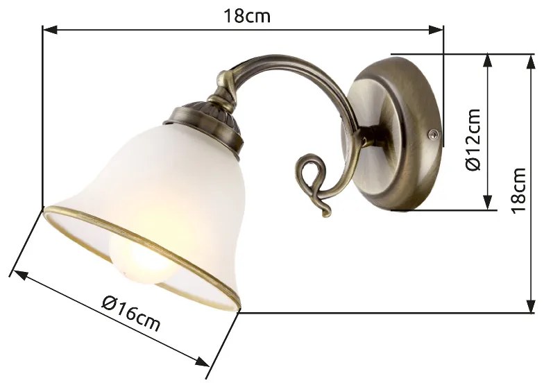 GLOBO ODIN 60208W Klasické svítidlo