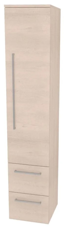 Mereo Mereo, Bino, koupelnová skříňka vysoká 163 cm, pravá, Multidecor, CN698DUP1