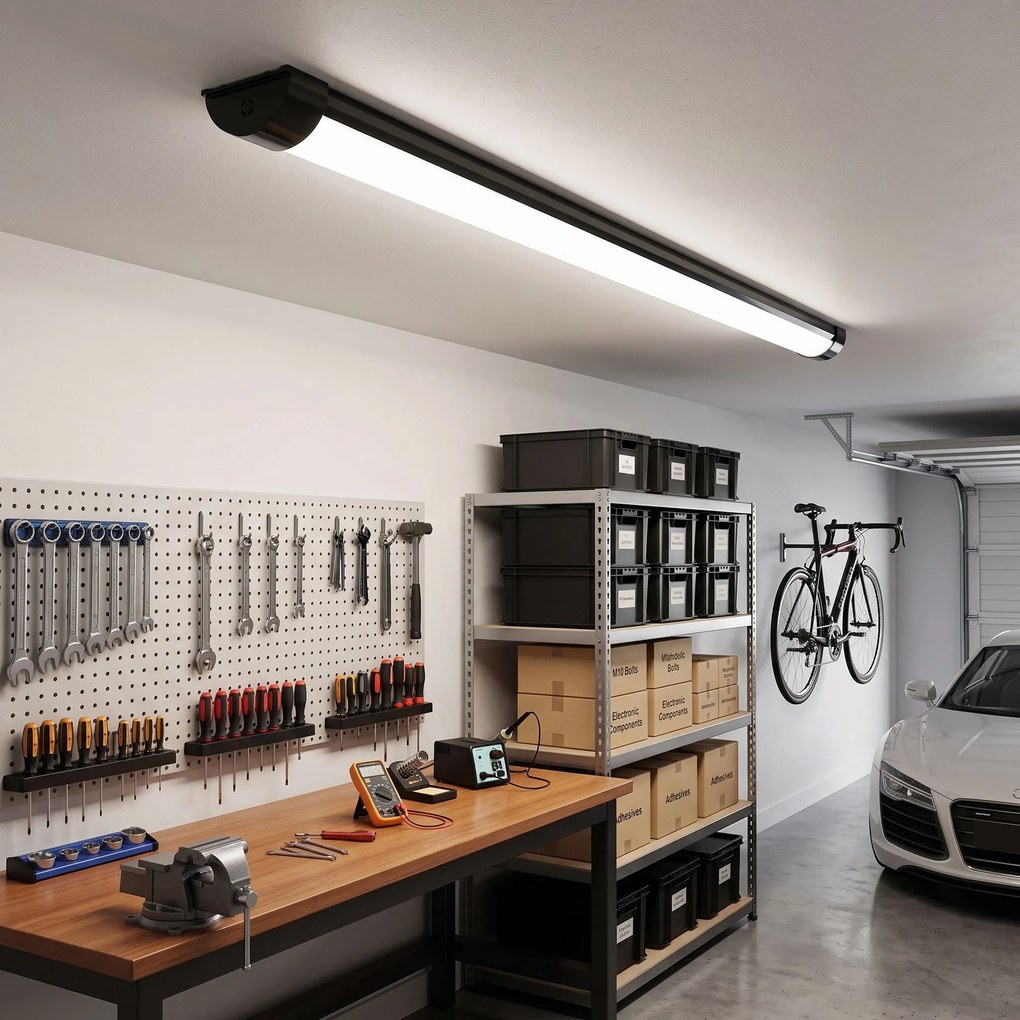 Toolight Toolight, JNH056-42N, lineární LED svítilna 150 cm, 42 W, 4000 K, černá, OSW-56252