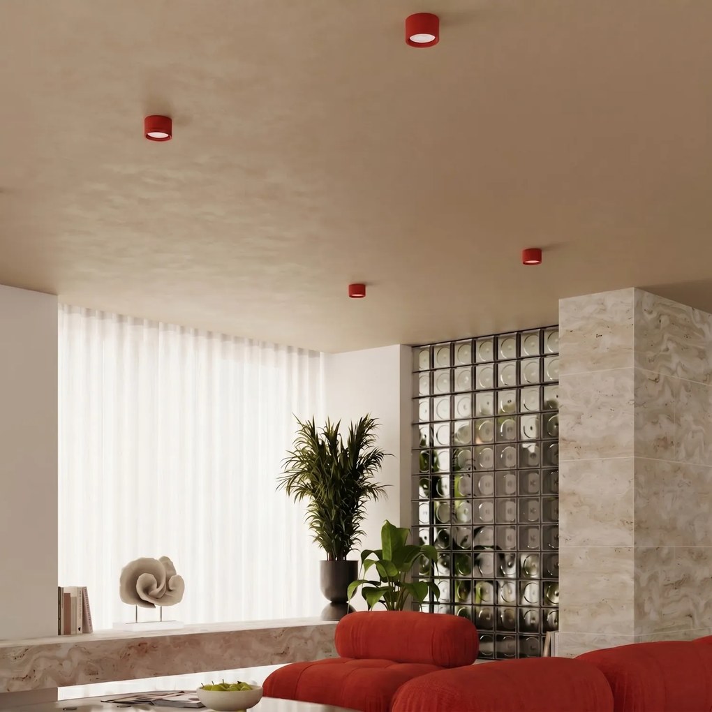 Sollux Lighting Stropní svítidlo MODO 1 červené GX53