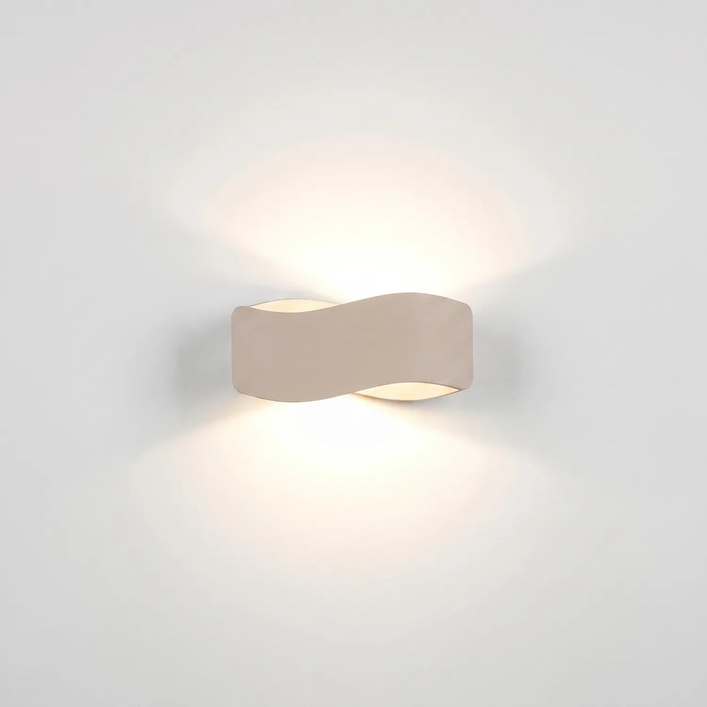 Sollux Lighting Nástěnné svítidlo TILA 30 taupe