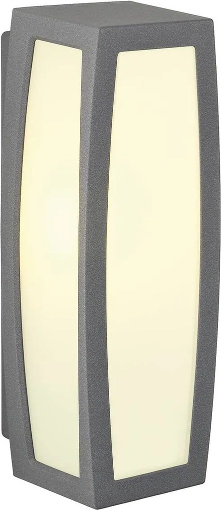 LA 230045 Venkovní svítidlo MERIDIAN BOX nástěnná antracit 230V E27 20W I - BIG WHITE (SLV)