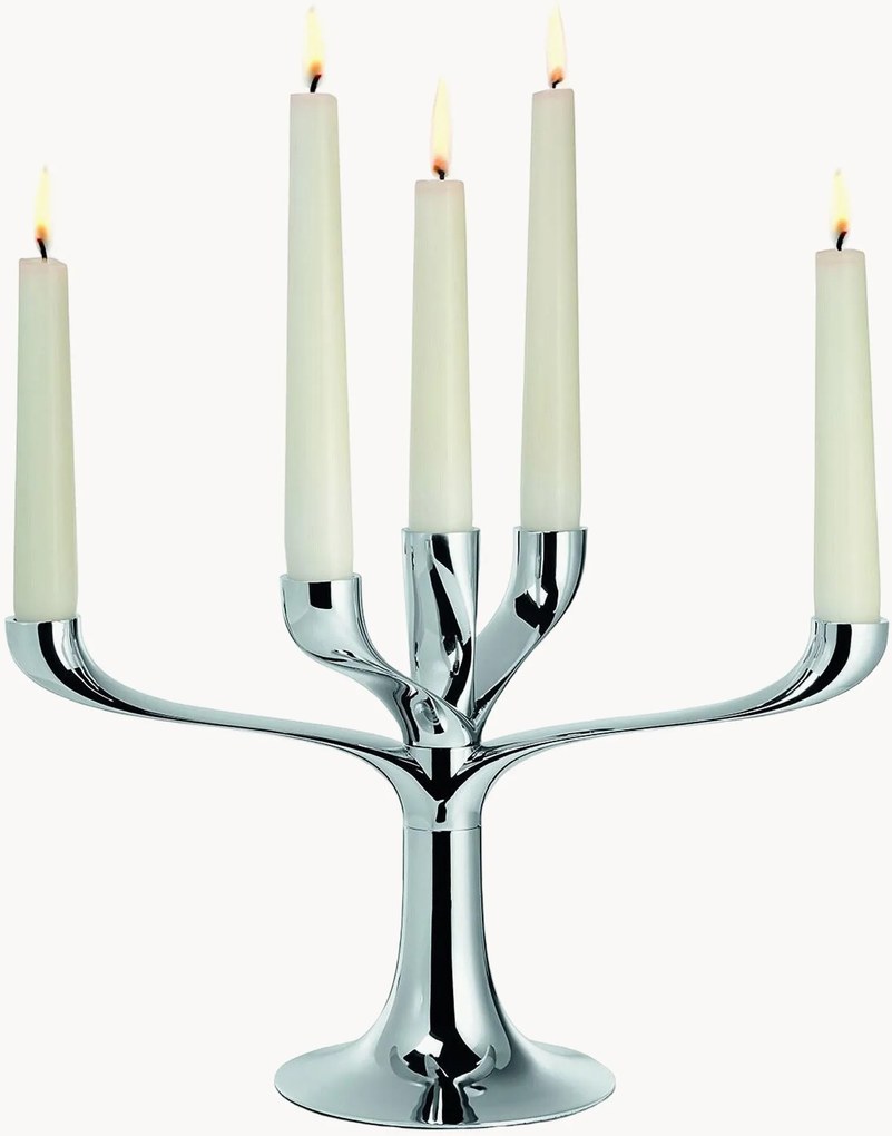 Sada modulárního kovového svícnu Candelabra, 3 díly