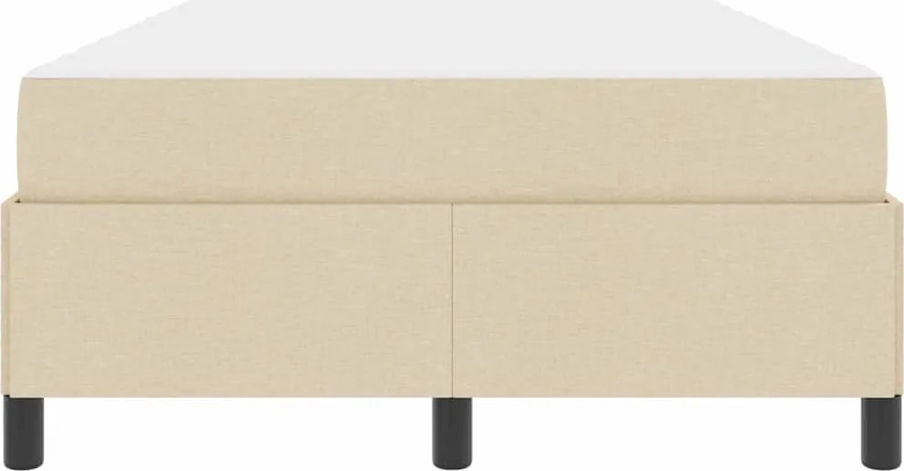 Postel s boxspringem Krémová 120 x 190 cm textil 3398848