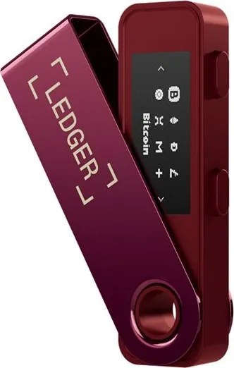 Ledger Nano S Plus krypto peněženka (Android/MacOS/Windows/Ubuntu) Crimson Magenta