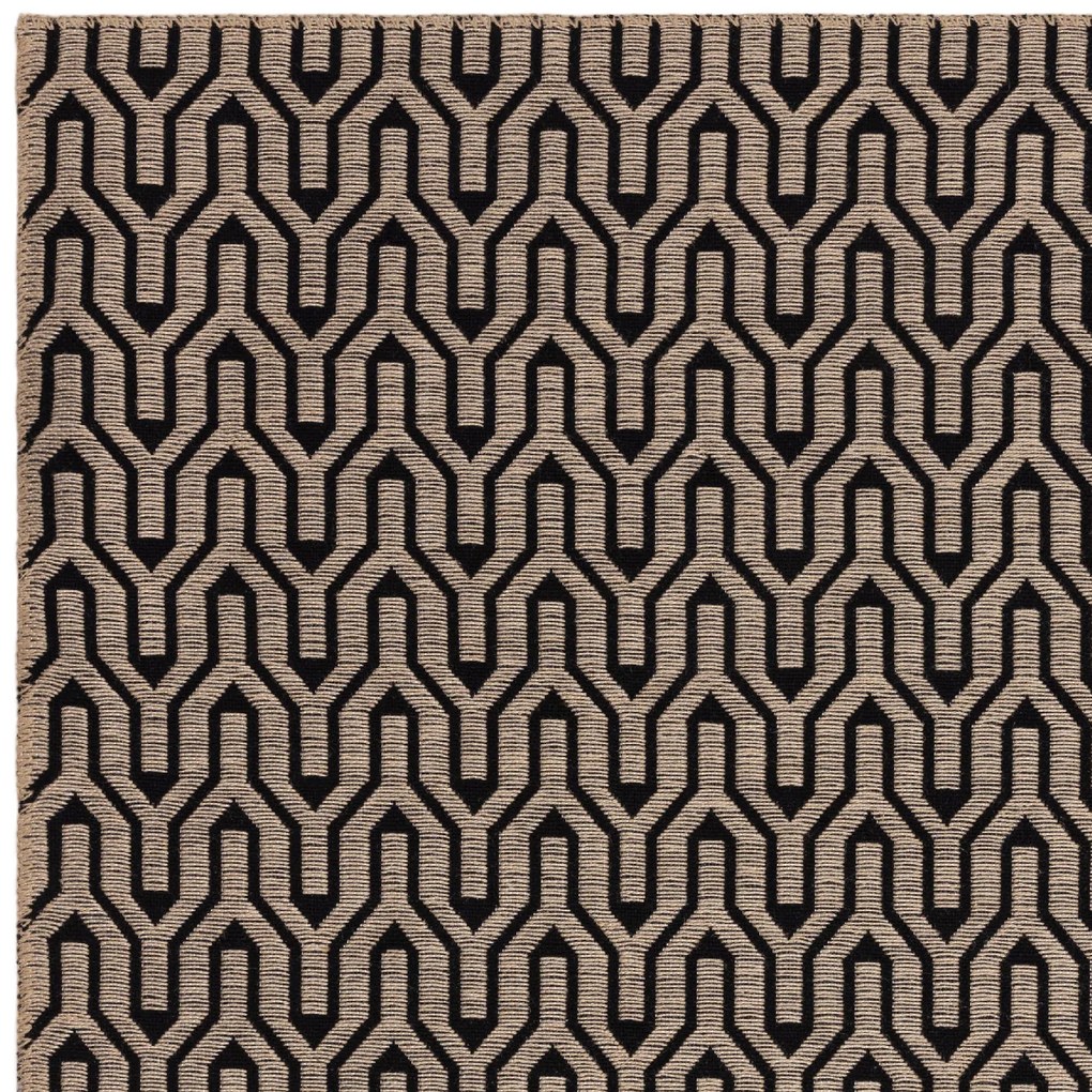 Tribeca Design Kusový koberec Radio Black Lattice Rozměry: 200x290 cm
