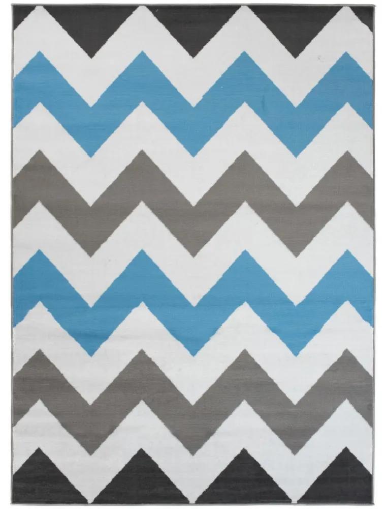 Kusový koberec PP Zero modrý 130x190cm