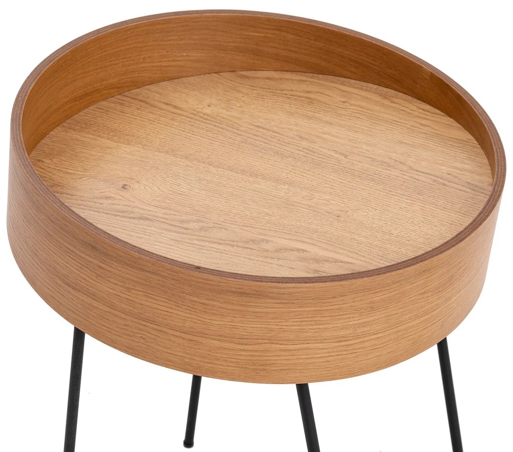 Kalune design Odkládací stolek ILO hnědý