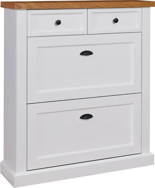 ADRK Furniture Skříňka na boty GALINEO 01 SH-GAL-W+DN-P01-F002