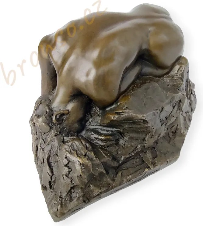 Danaid – La Danaide – A. Rodin, bronzová socha, klasické umělecké dílo