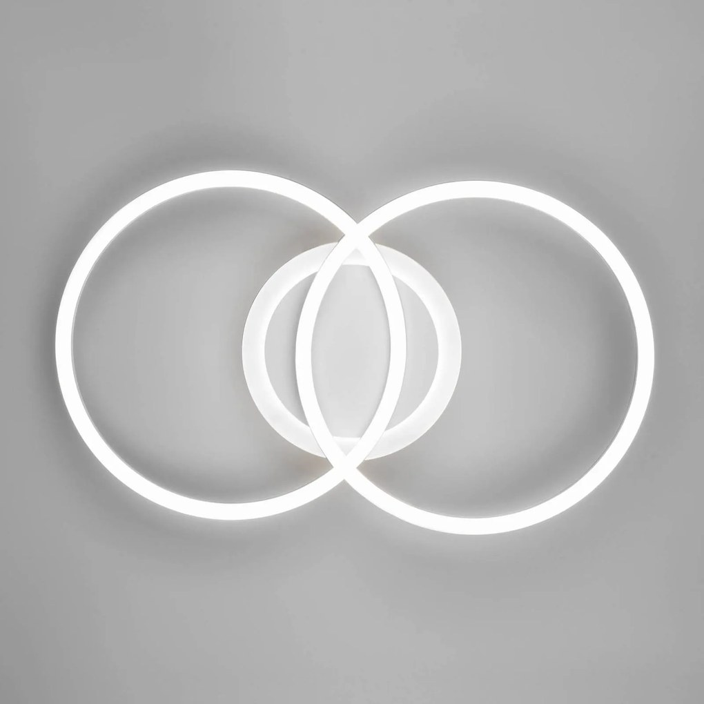 LED stropní světlo Venida kruhový design bílá