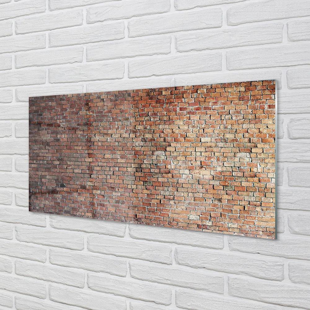 akrylový obraz Cihlové zdi wall 140x70 cm