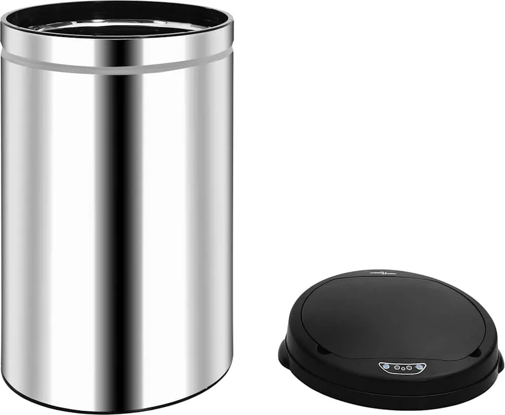 Odpadkový koš s automatickým senzorem 40 l nerezová ocel 322693