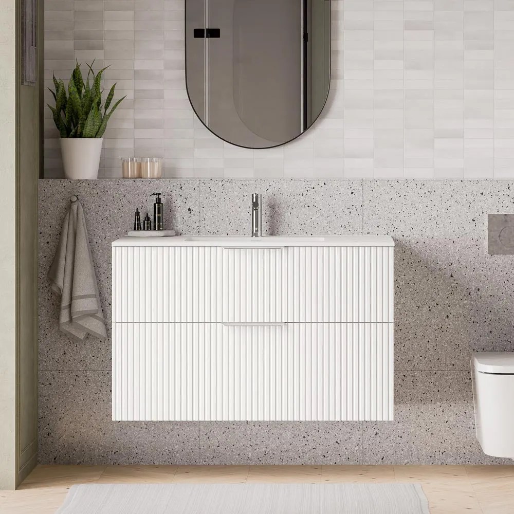 Duravit umyvadlo s umyvadlovou skříňkou TIM 100 cm