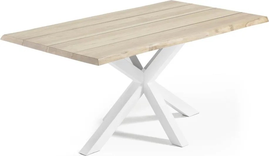 Jídelní stůl s deskou v dubovém dekoru 90x160 cm Argo – Kave Home