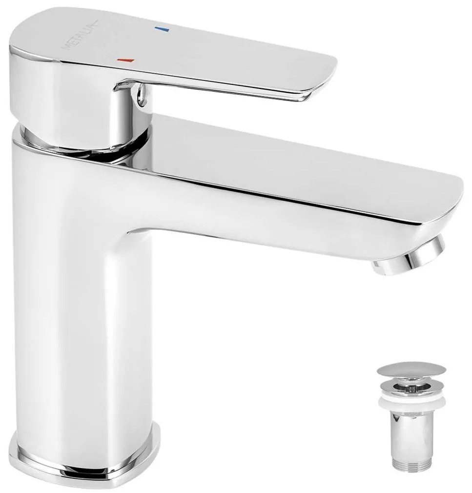 Novaservis Metalia 58 - Umyvadlová baterie s výpustí, chrom 58003,0