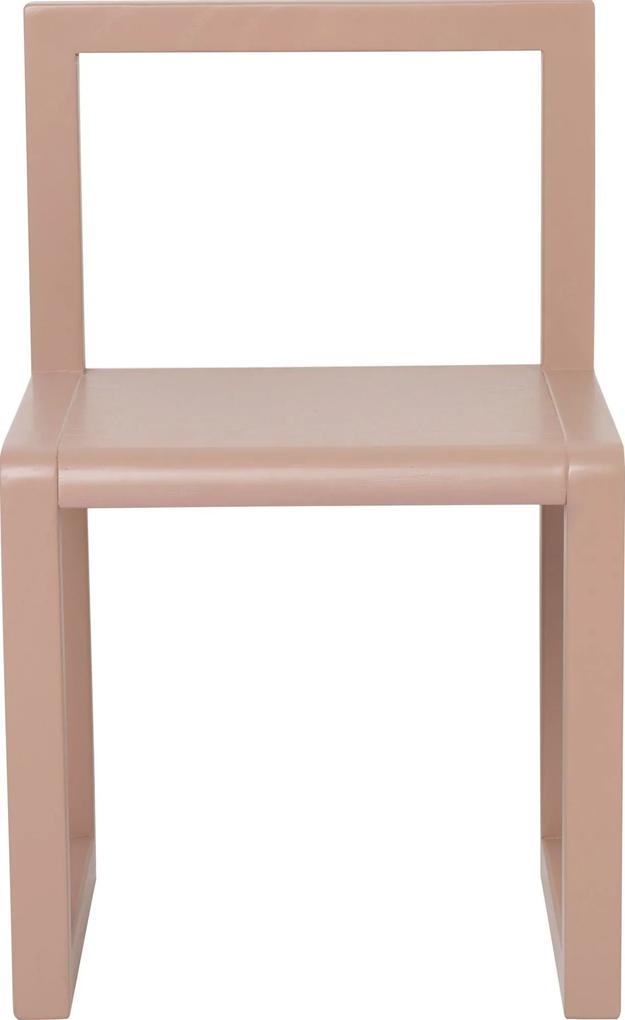 Židle Ferm Living Malý Architekt růžová