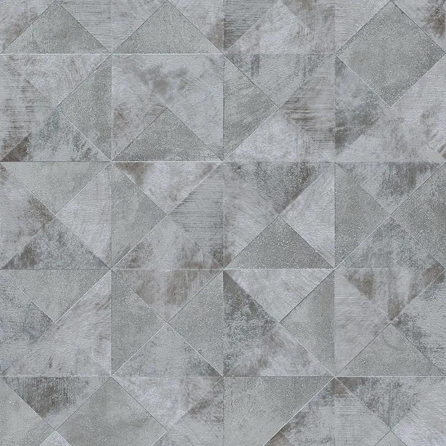 Vliesová tapeta geometrická s vinylovým povrchem GT3001 | Lepidlo zdarma | 0,53 x 10,05 m | Vavex