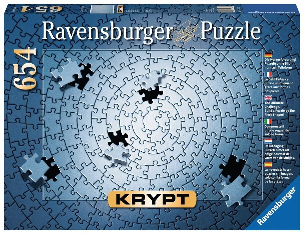 Ravensburger puzzle krypt silver 654 dílků