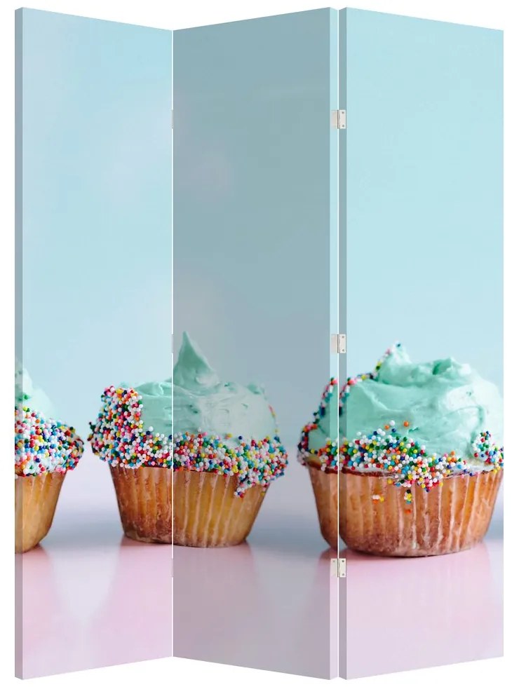 Paraván - Cupcakes (126x170 cm)