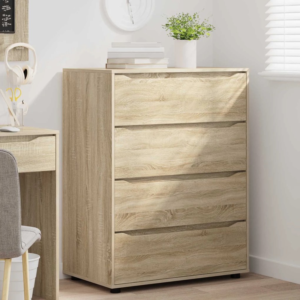 Úložné skříně 80 x 48 x 105 cm Kompozitní dřevo Sonoma dub 3406227