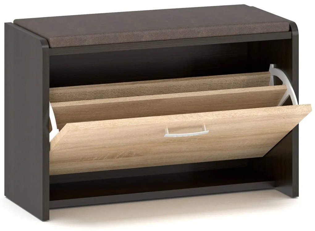 Botník OLIVELA dub sonoma/wenge