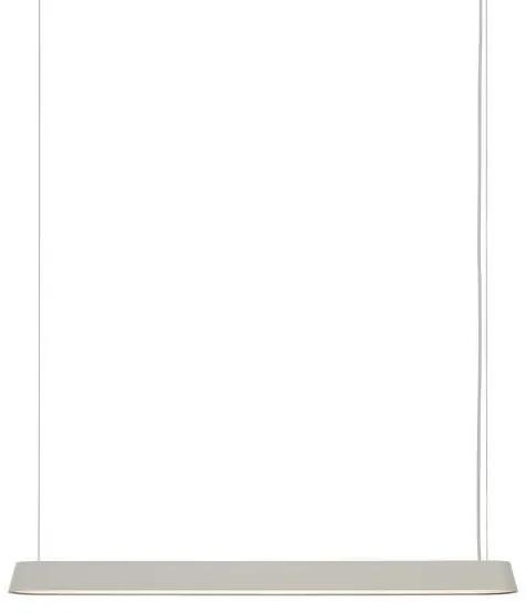 Muuto Závěsné svítidlo Linear 87,2 cm, grey 22517