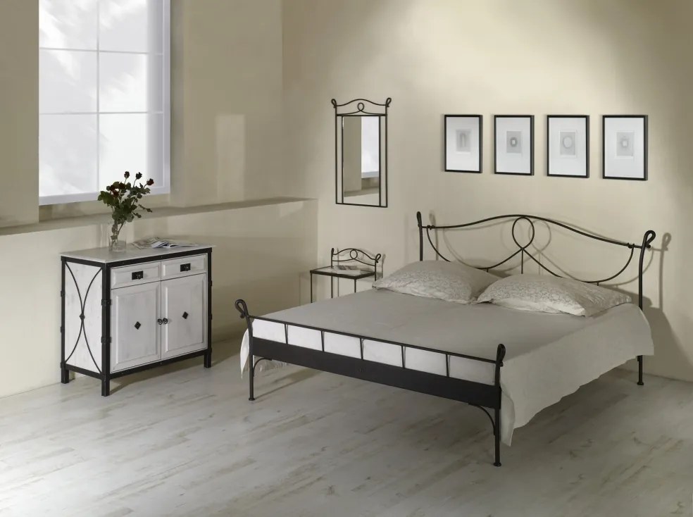 Iron Art MODENA kovaná postel pro rozměr matrace: 160 x 200 cm
