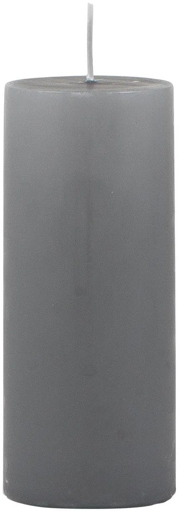 IB LAURSEN Svíčka Dark Grey 15cm, šedá barva, vosk