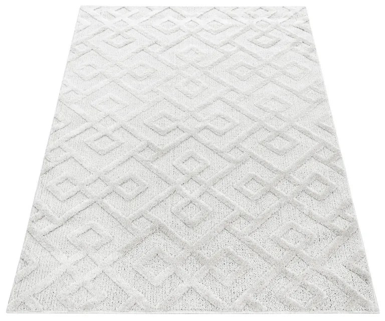 Ayyildiz, Kusový koberec Pisa 4708 Cream, 280x370, bílá, ložnice