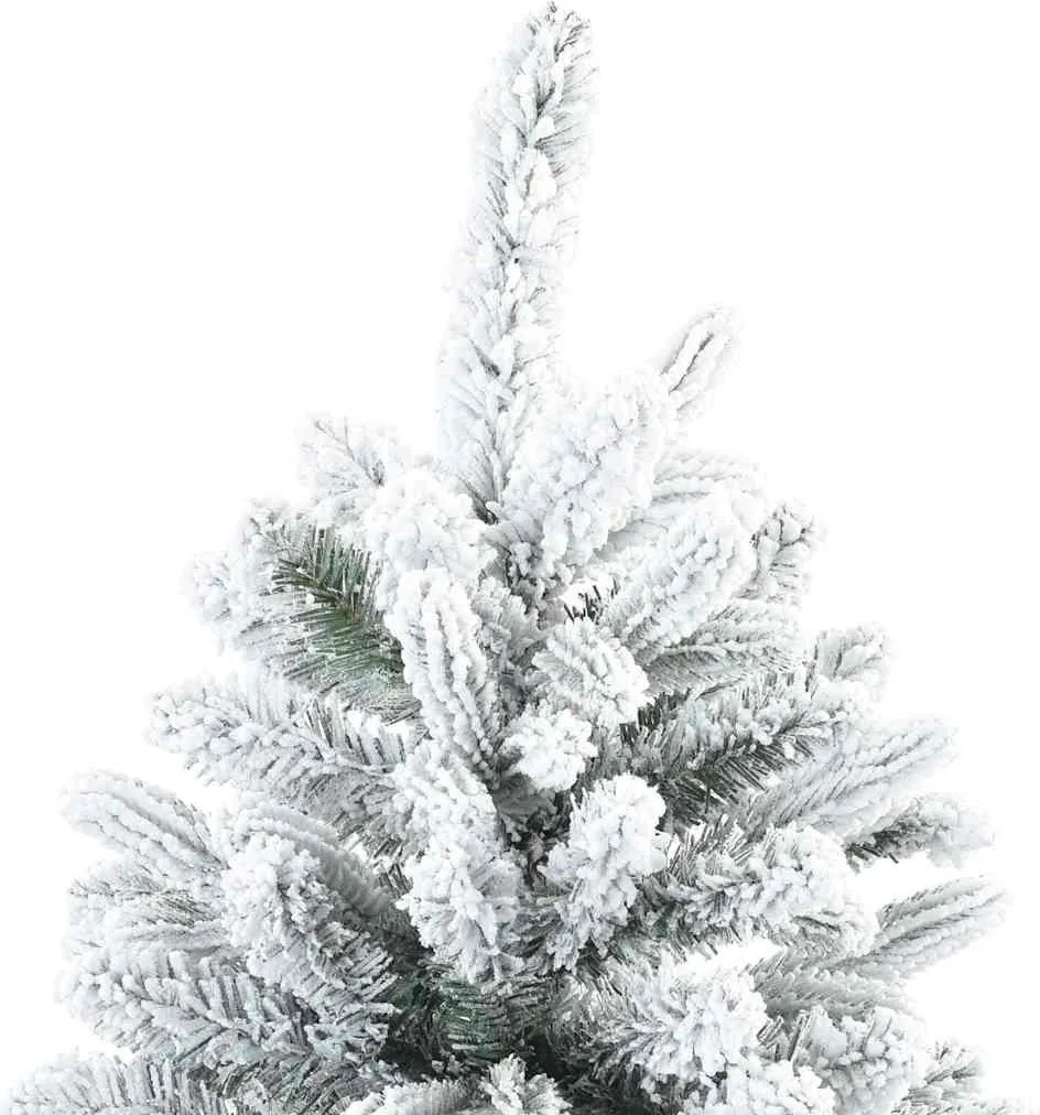 Umělý vánoční stromeček s 150 LED diodami Bílá 150 cm PE a PVC 3397597