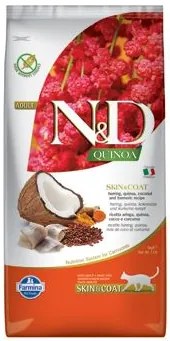 Farmina Pet Foods - N&D N&D Quinoa CAT Skin & Coat Herring & Coconut 5kg