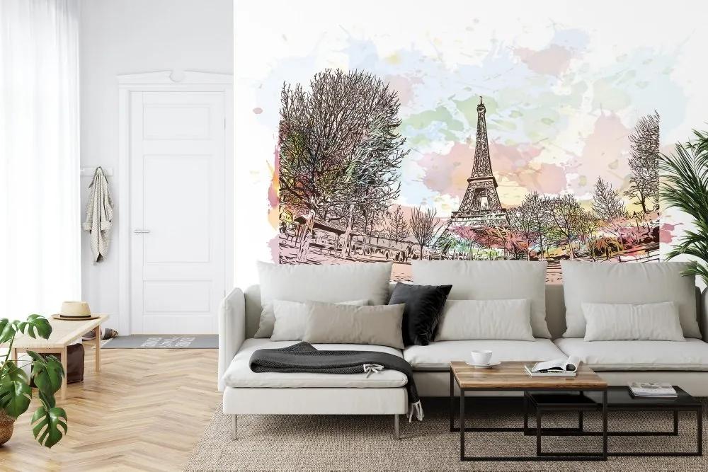 Fototapeta Paříž Eiffelova Věž Samolepící tapety 368x254