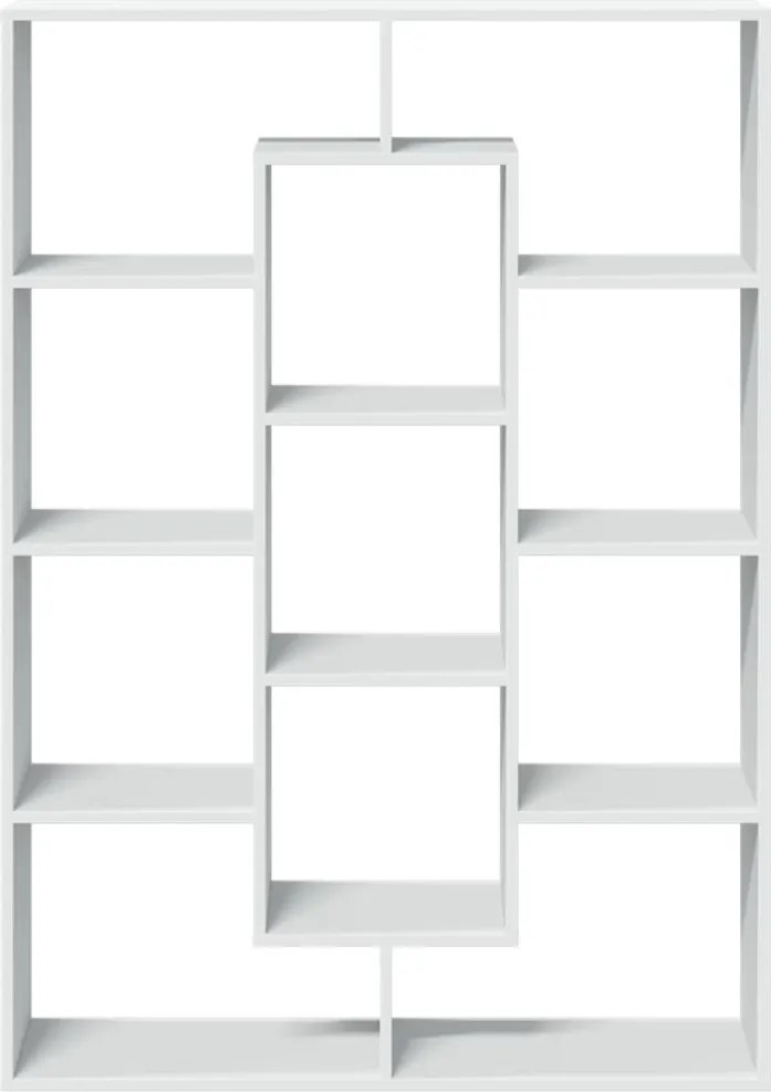 Knihovna bílá 102 x 29 x 143 cm kompozitní dřevo 3310298