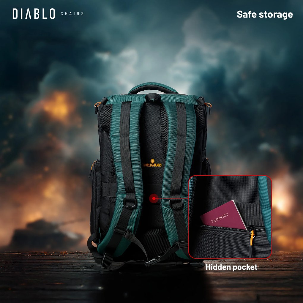 Batoh pro hráče World of Tanks