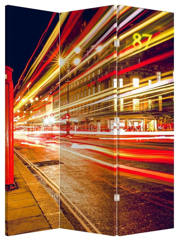 Paraván - Červená londýnská telefonní budka (126x170 cm)