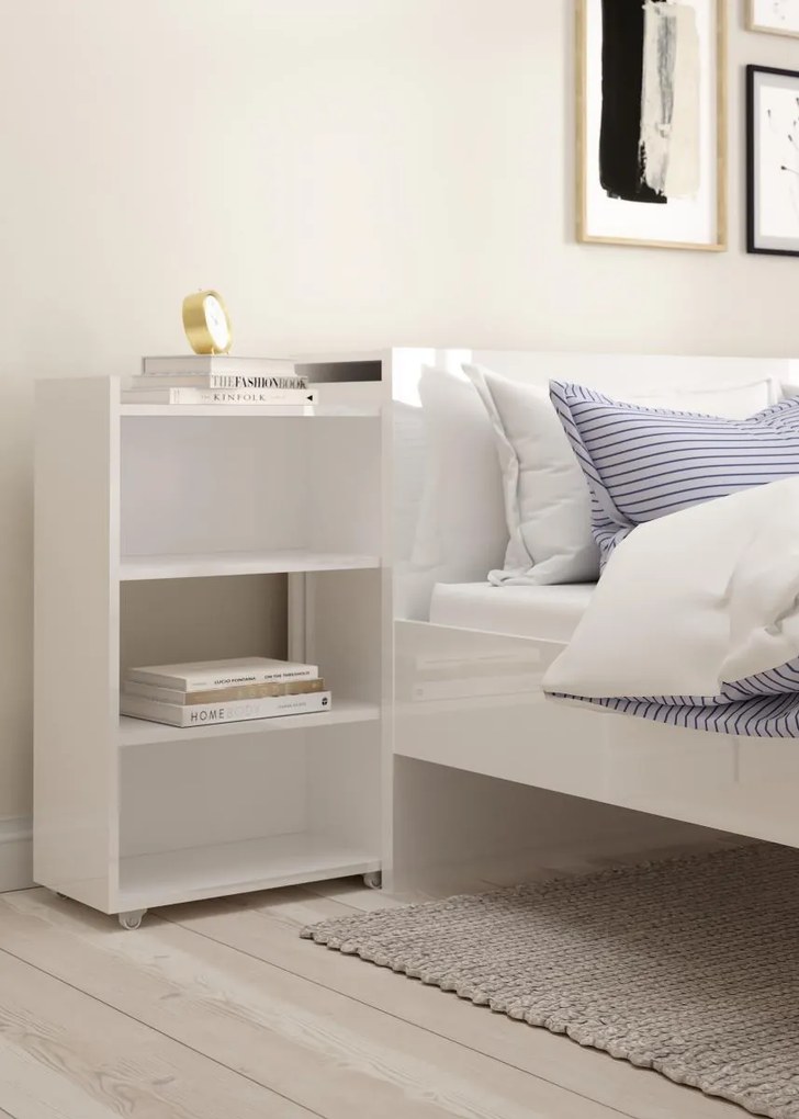 FALCO Čelo postele Simplicity 135 bílý lesk