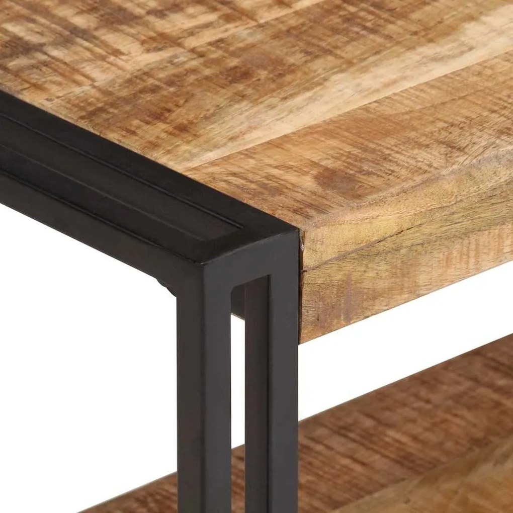TV stolek 120 x 30 x 40 cm hrubé mangovníkové dřevo 320679