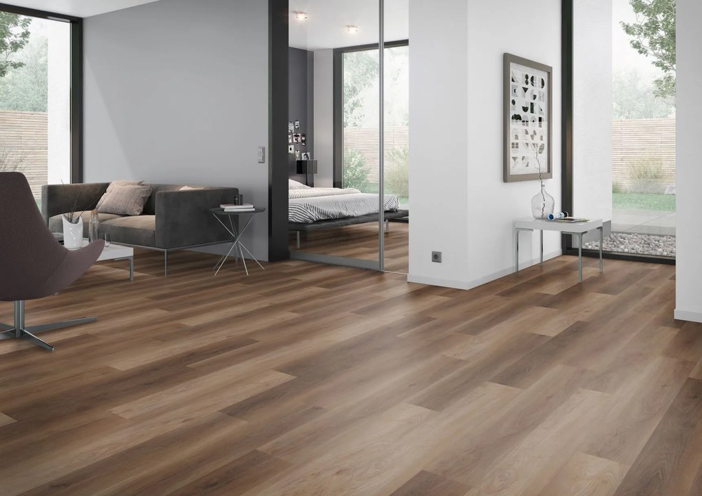 Vinylová podlaha lepená ECO 55 051 Walnut Natural, 1219,2 x 184,1 mm, Oneflor
