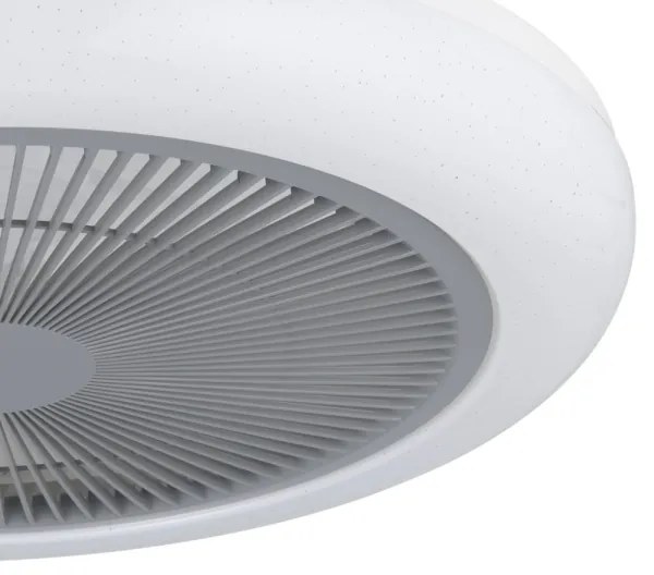 Eglo 35138 - LED Stmívatelný stropní ventilátor KOSTRENA LED/25,5W/230V šedá +DO