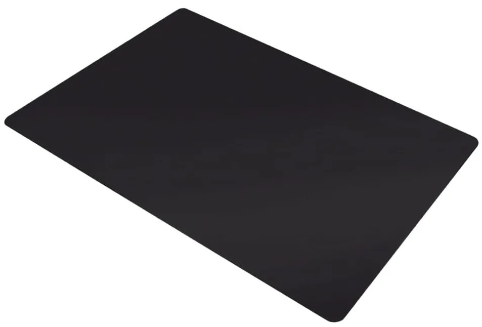 Černá plastová podložka pod židli 100 x 140 cm