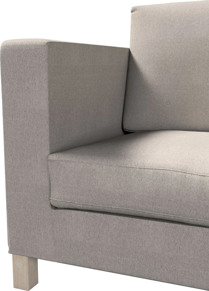 Potah na pohovku IKEA Karlanda 3-místná nerozkládací, krátký barva béžová látka pletený vzor