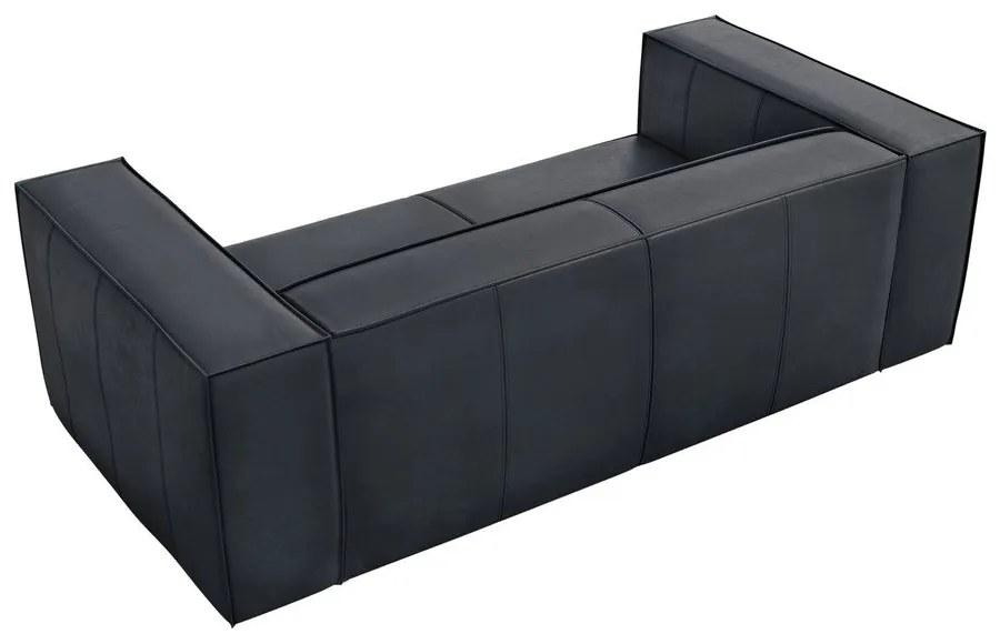 Tmavě modrá kožená pohovka 212 cm Madame – Windsor &amp; Co Sofas